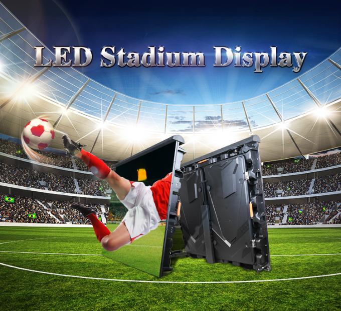 Outdoor Football Stadium Led Screen Perimeter Advertising Boards For Sports