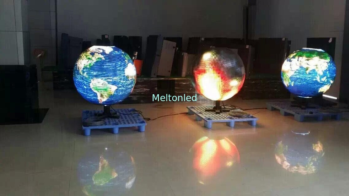 Indoor Rental Full Color Curved Led Display Ball for Video Picture