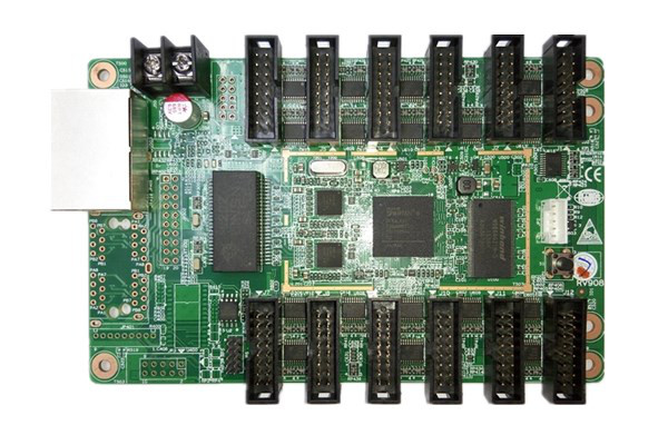 Outdoor 3 Sided Led Display Control Card P5 For Taxi Roof Advertising Signs