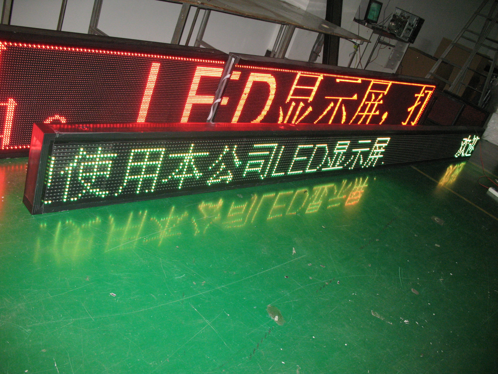 Advertising Outdoor Single Color Led Display modules High Resolution ...